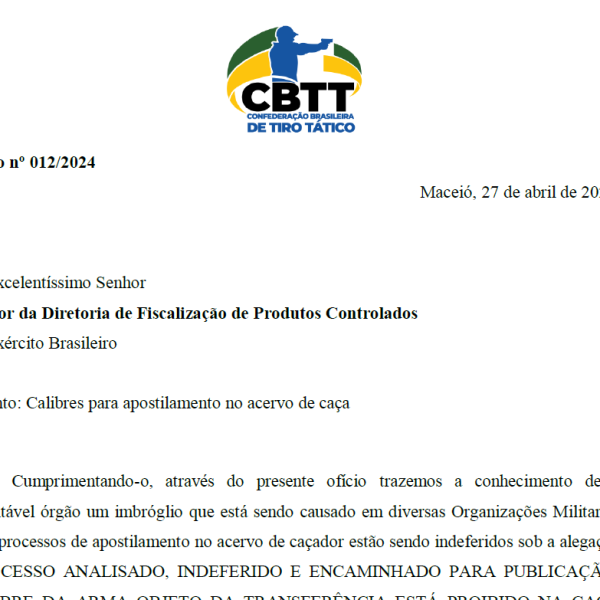 Confederação Brasileira de Tiro Tático - CBTT